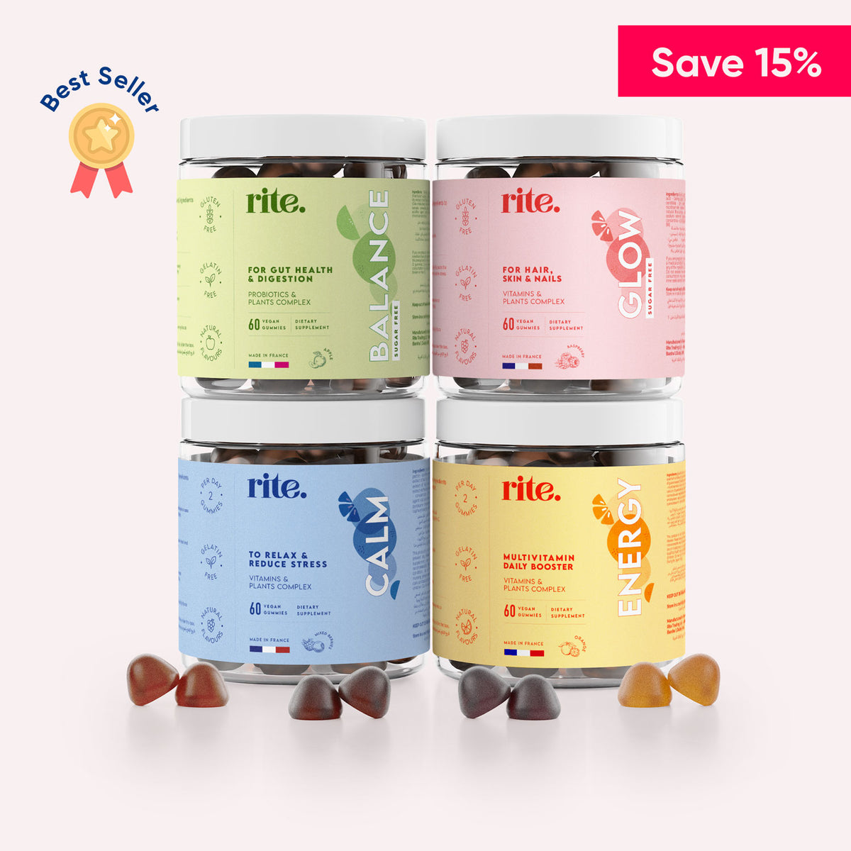Kickstart Your Wellness Journey with rite. Starter Gummy Set – RITE.®